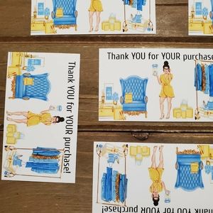 Office | Thank You Cards Business Card Size3x2 Inch Cards | Poshmark
